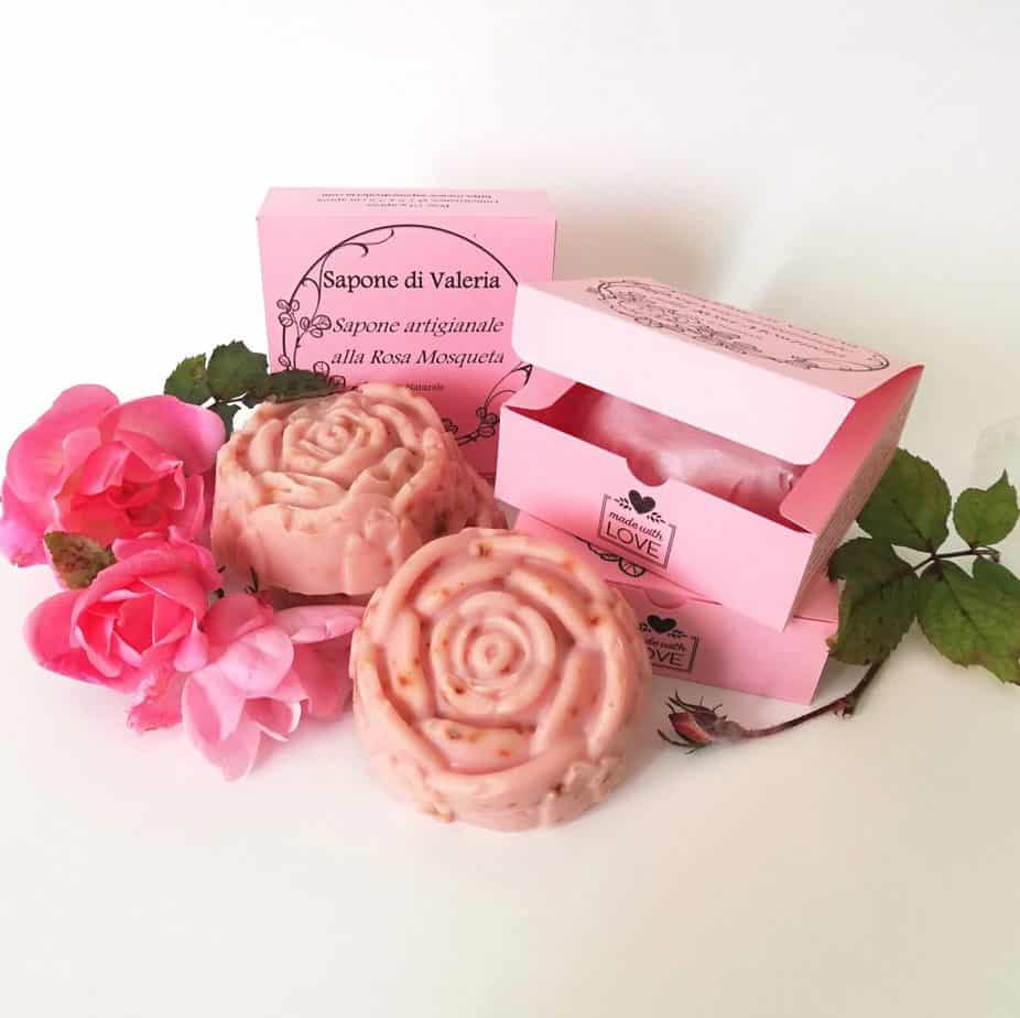 JABÓN ARTESANAL de ROSA MOSQUETA 🌹 Sapone di Valeria